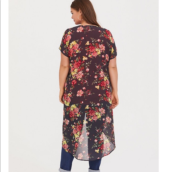 torrid | Tops | Torrid Dark Grey Duster | Poshmark
